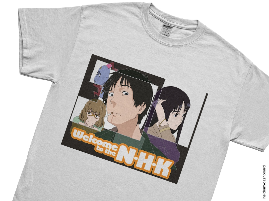 Welcome to the NHK Logo T-shirt, N.H.K. Ni Yōkoso Shirt, Anime Shirt ...
