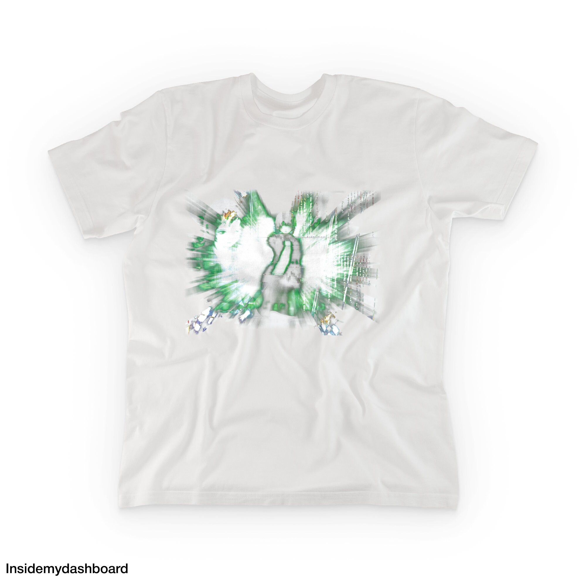 Serial Experiments Lain Matrix Glitch Anime T-shirt, Lain Anime, Serial ...