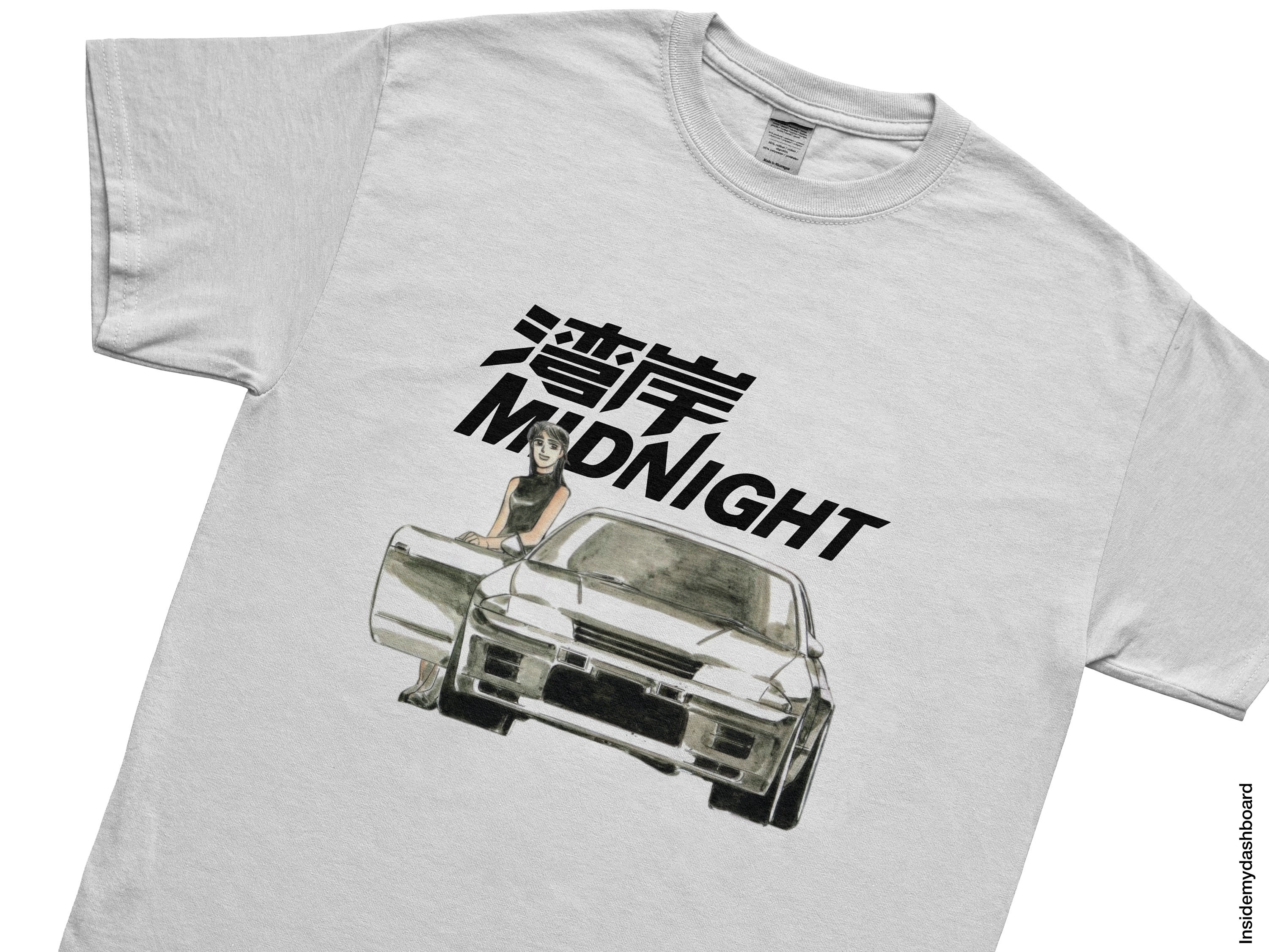 Wangan Midnight R32 Logo T-shirt, JDM Anime Racing Tee, Underground ...
