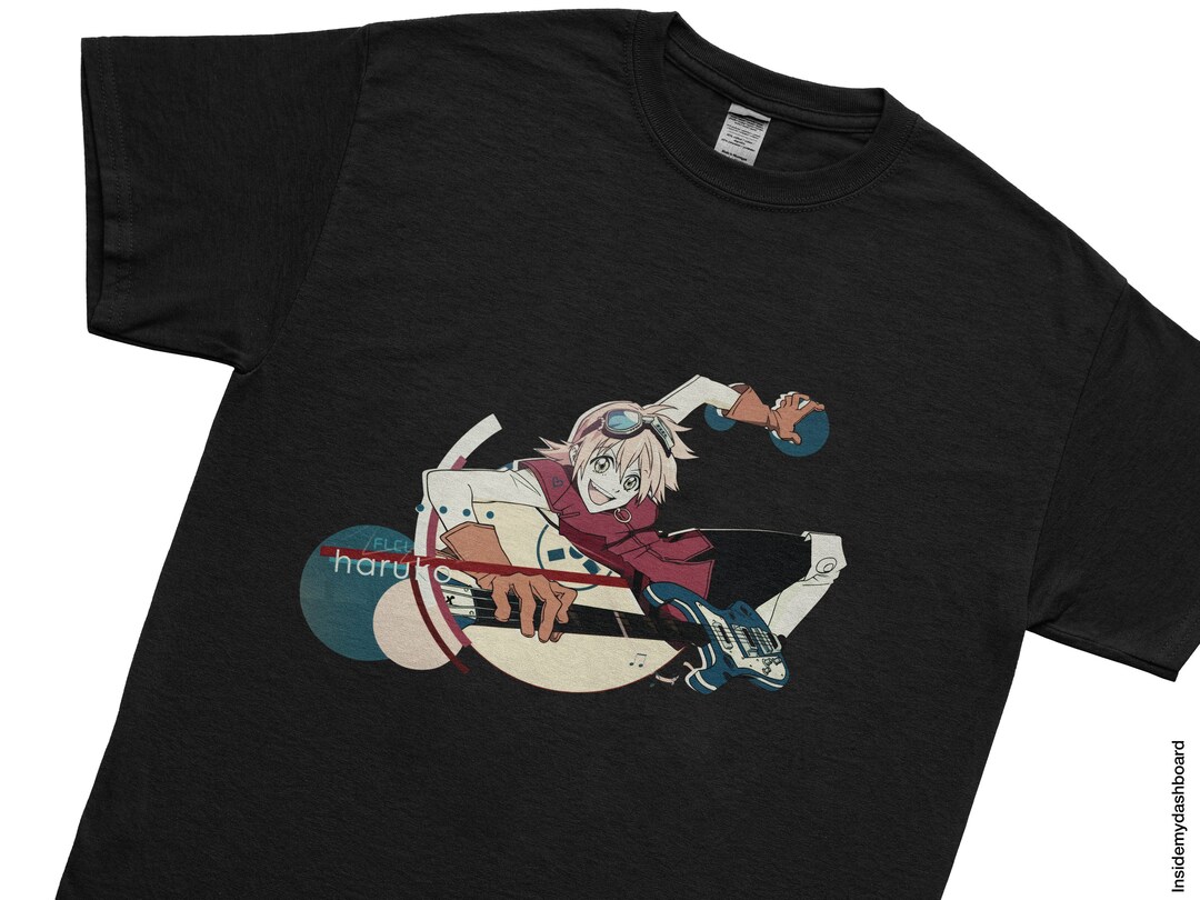 FLCL Haruko Abstract, Fooly Cooly, FLCL Tee, Furi Kuri Anime Shirt ...
