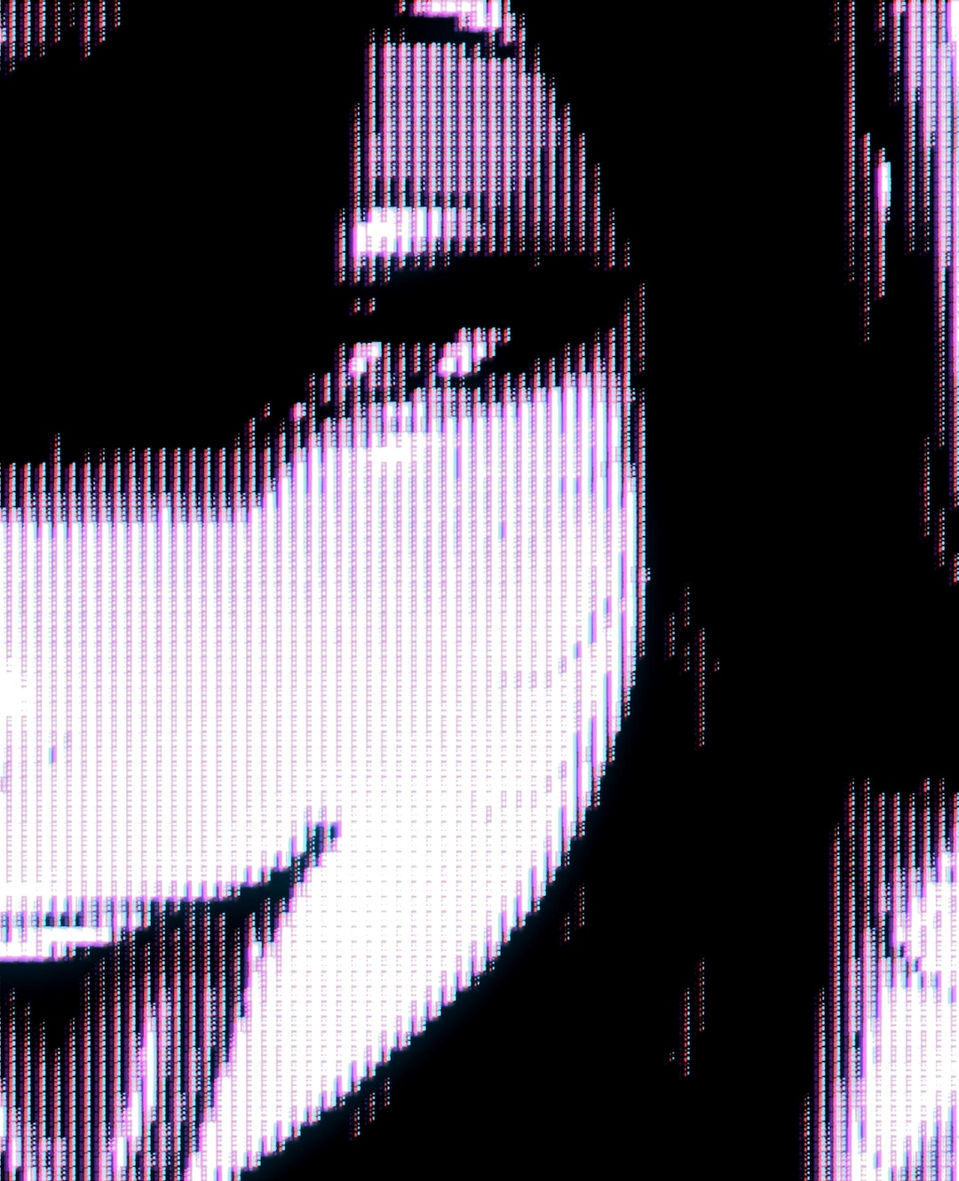 INTIMACY Anime Sticker | Glitchcore Yandere Aesthetic Manga Face ...