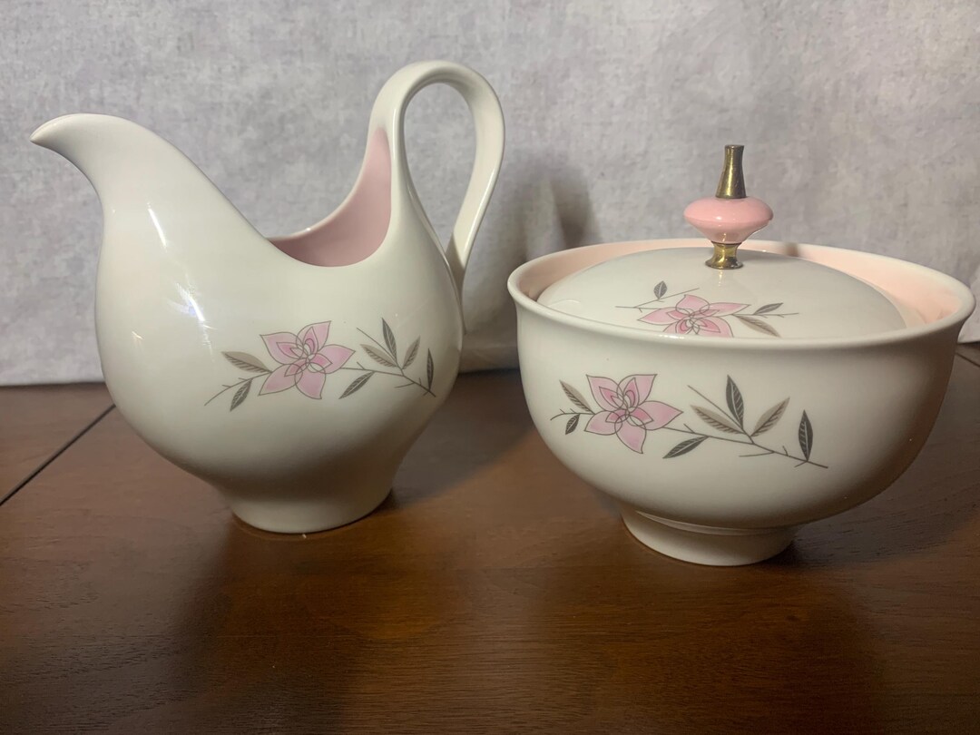 Stunning Vintage Sugar Bowl and Creamer Set: Taylorton Rose Sachet With ...