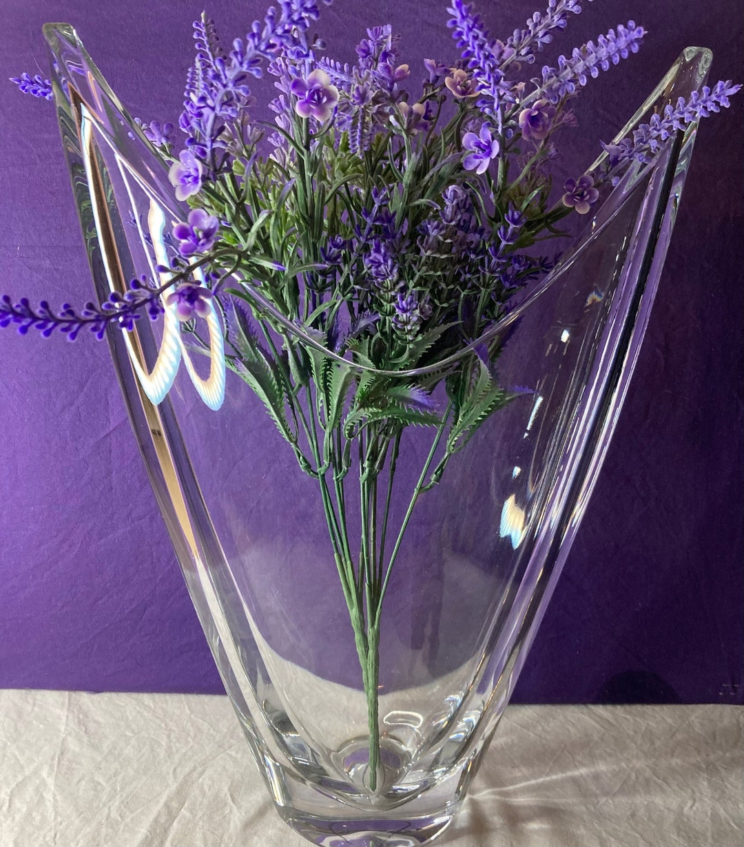 Mikasa Neptune Crystal Vase - Etsy