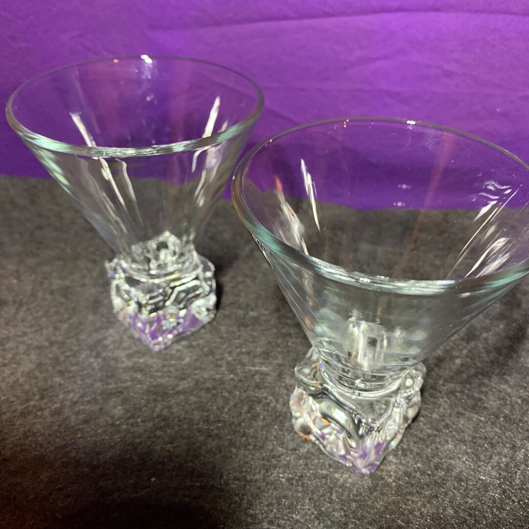 Melting Ice-cube Base Disaronno Glasses Pair - Etsy