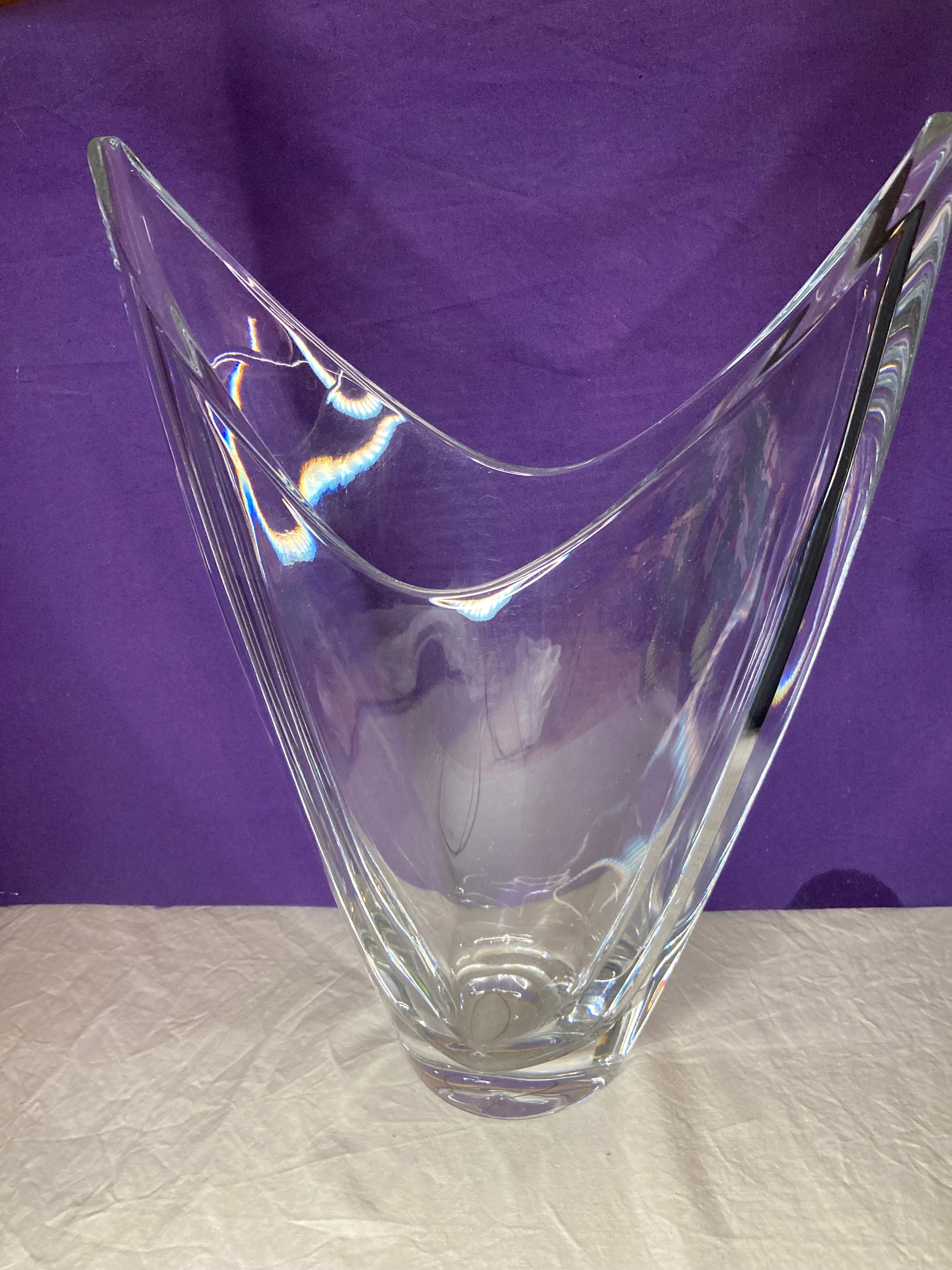 Mikasa Neptune Crystal Vase - Etsy