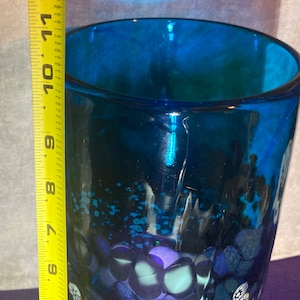 Jim Bush—cobalt Blue Art Glass Vase—signed by Artist, Vintage and Hand ...