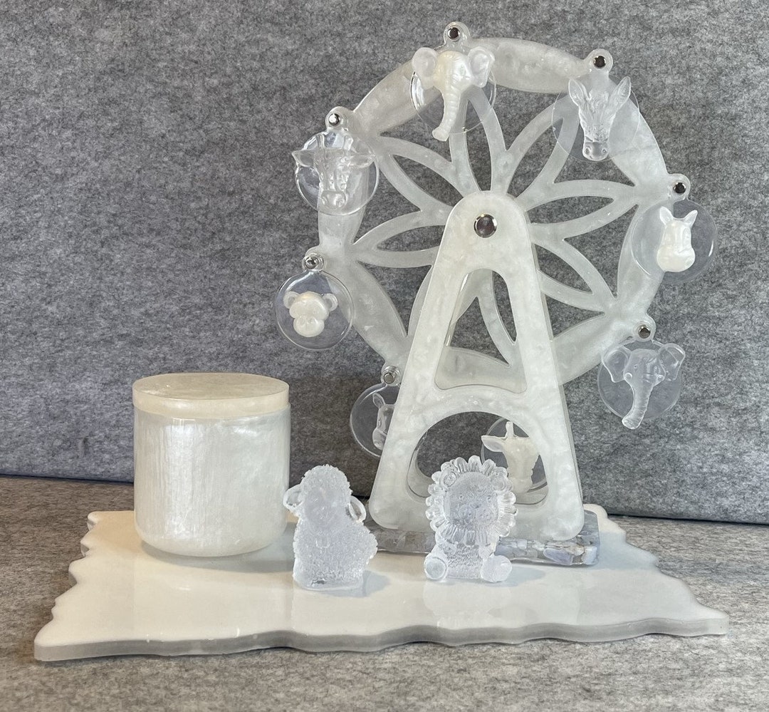 Ferris Wheel Set, Gift Set, Ornament, Baby Gift, Light Blue, This Set ...