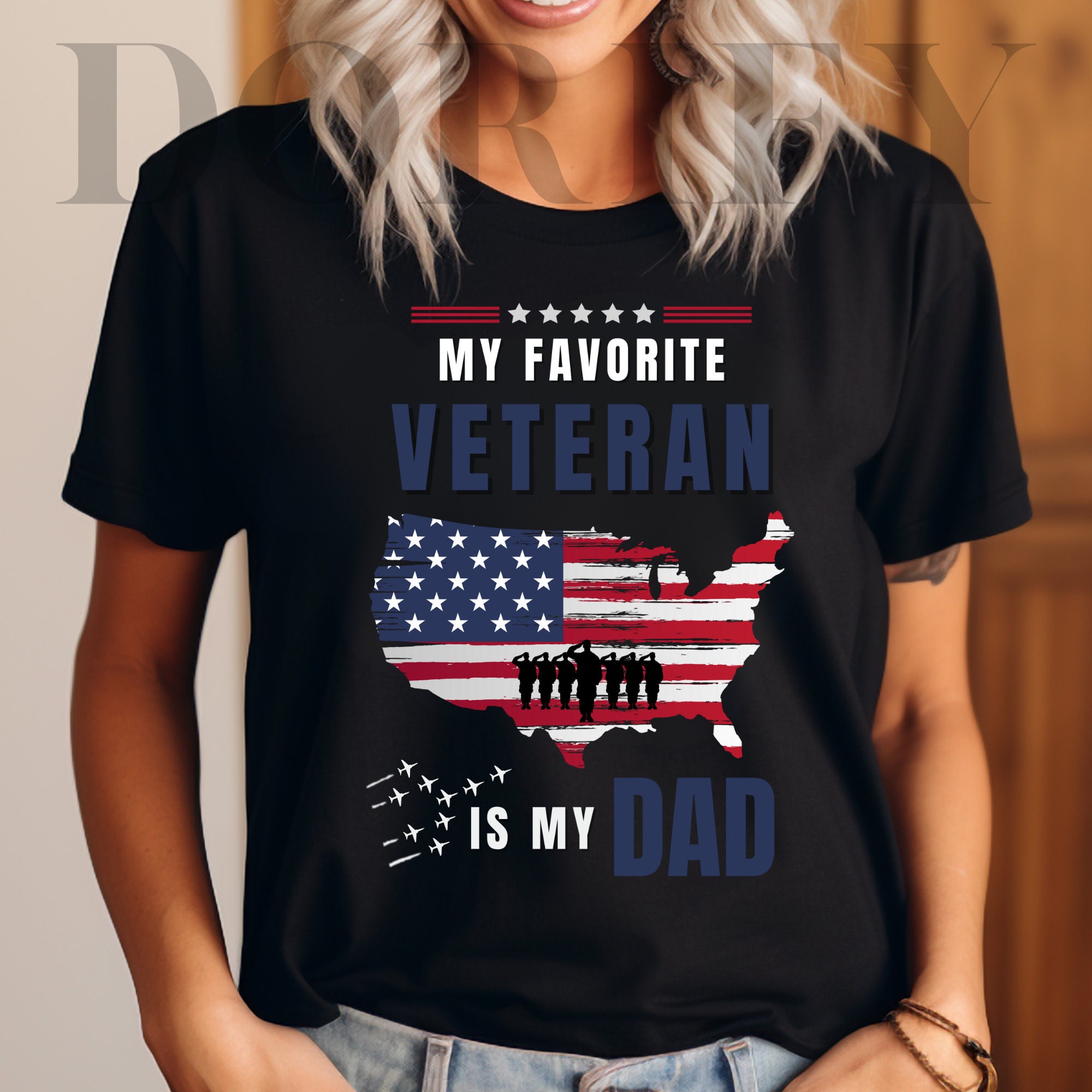 My Favorite Veteran is My Dad PNG Cool Design for Proud Children ...