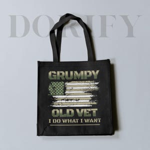 Grumpy Old Vet I Do What I Want PNG Funny Military Veteran Humorous ...