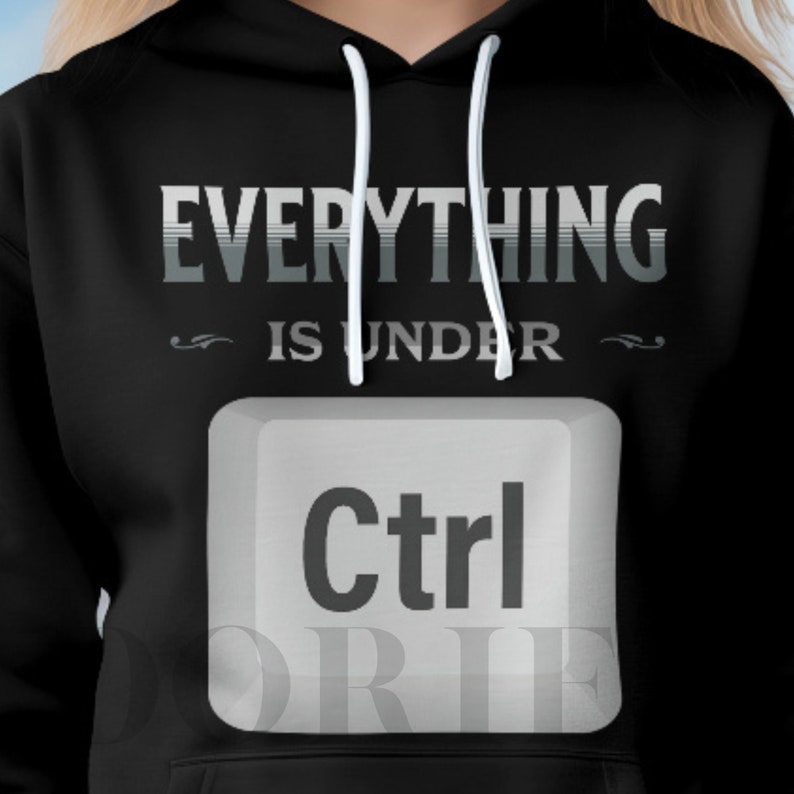 Everything is Under CTRL PNG Funny Programmer Saying IT Computer Geek ...