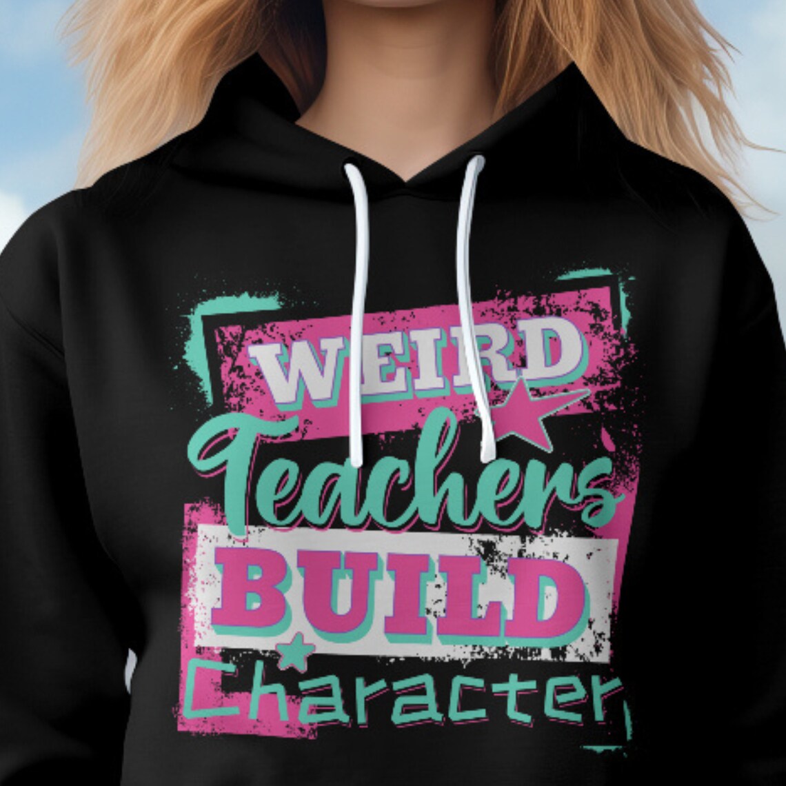 Weird Teachers Build Character PNG Inspirational Saying Funny Educator ...