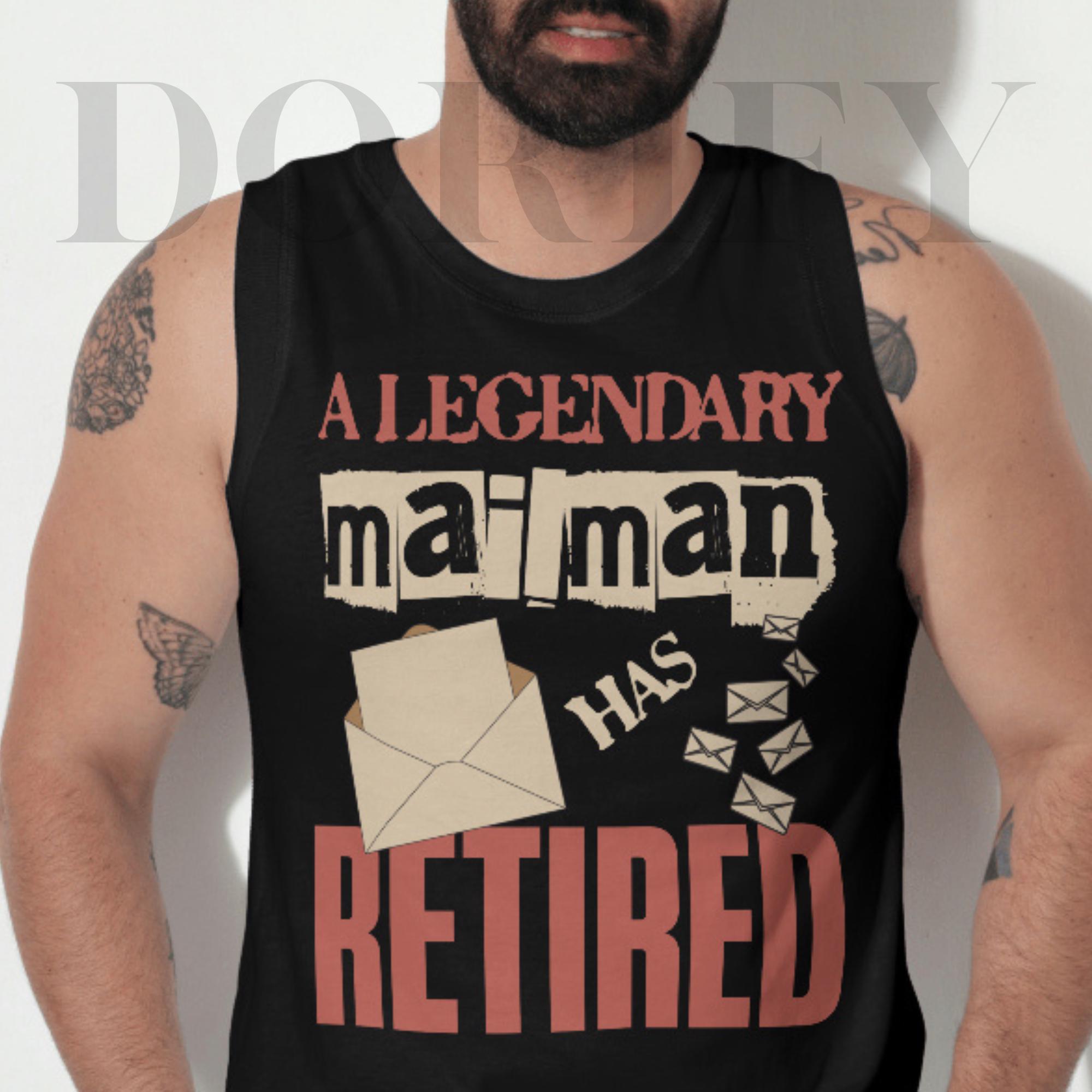 A Legendary Mailman Has Retired PNG Happy Retirement Funny Postal ...