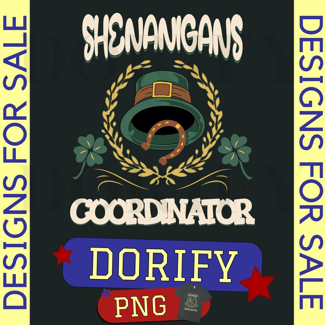 Shenanigans Coordinator PNG and SVG Saint Patrick's Day 2025 Happy ...