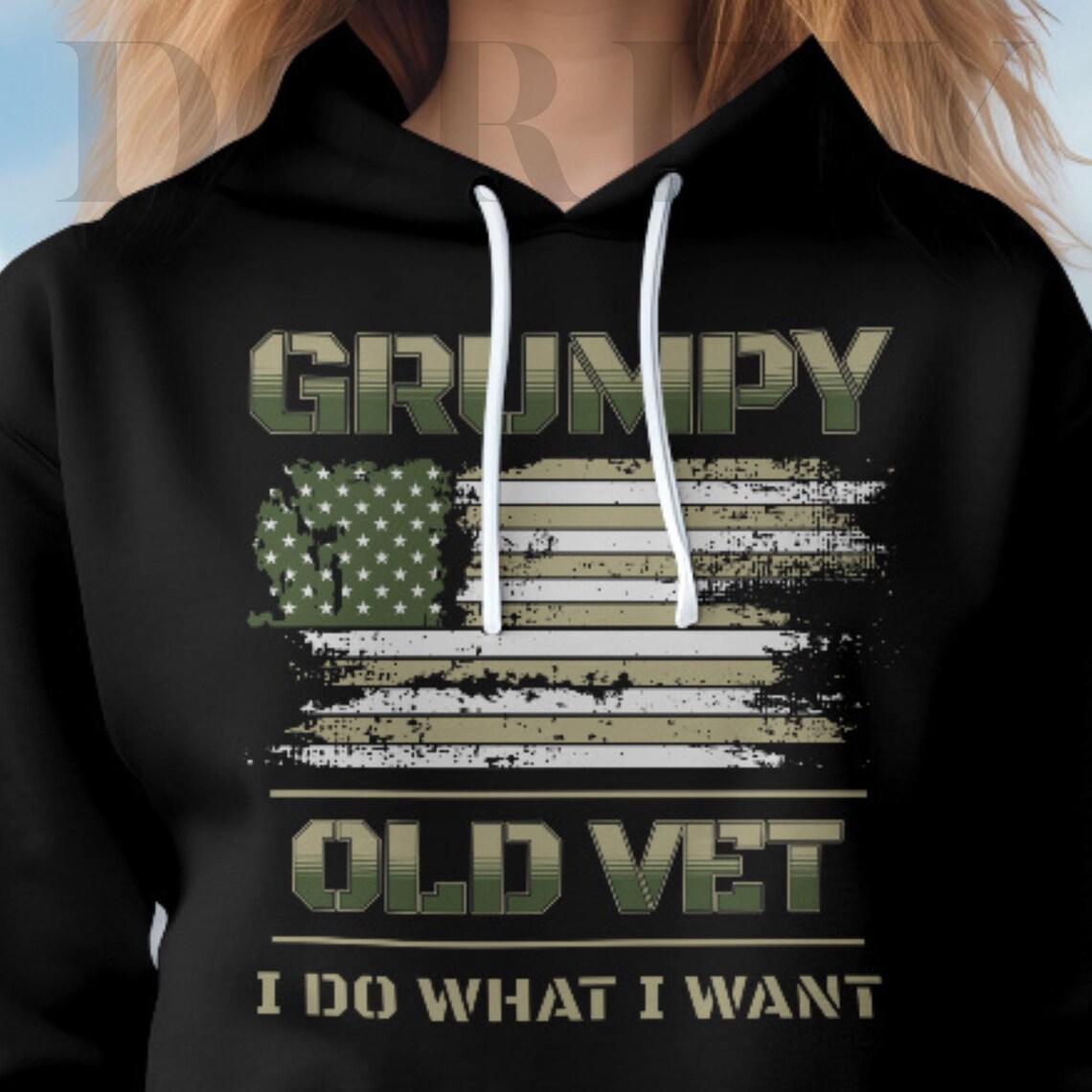 Funny Grumpy Old Vet PNG Design: Humorous Veteran Saying (digital ...