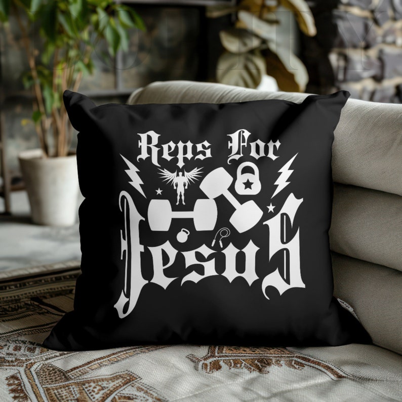 Reps for Jesus PNG and SVG Funny Gym Humor Weightlifting Saying Design ...