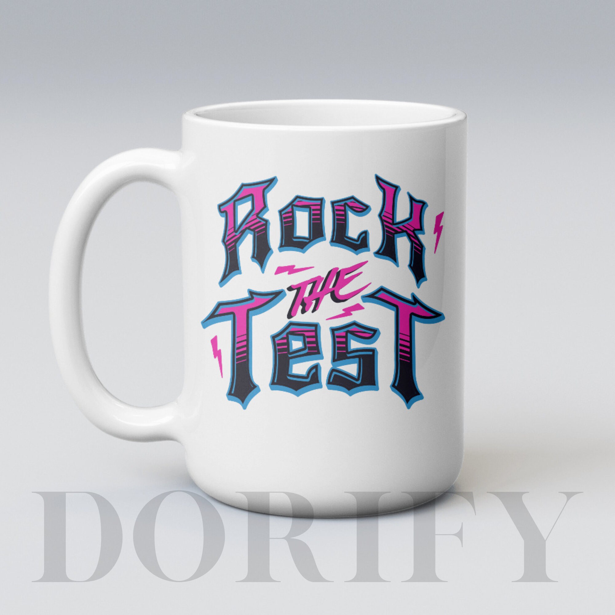 Rock the Test PNG Testing Day Motivational Teacher Student Test Day ...