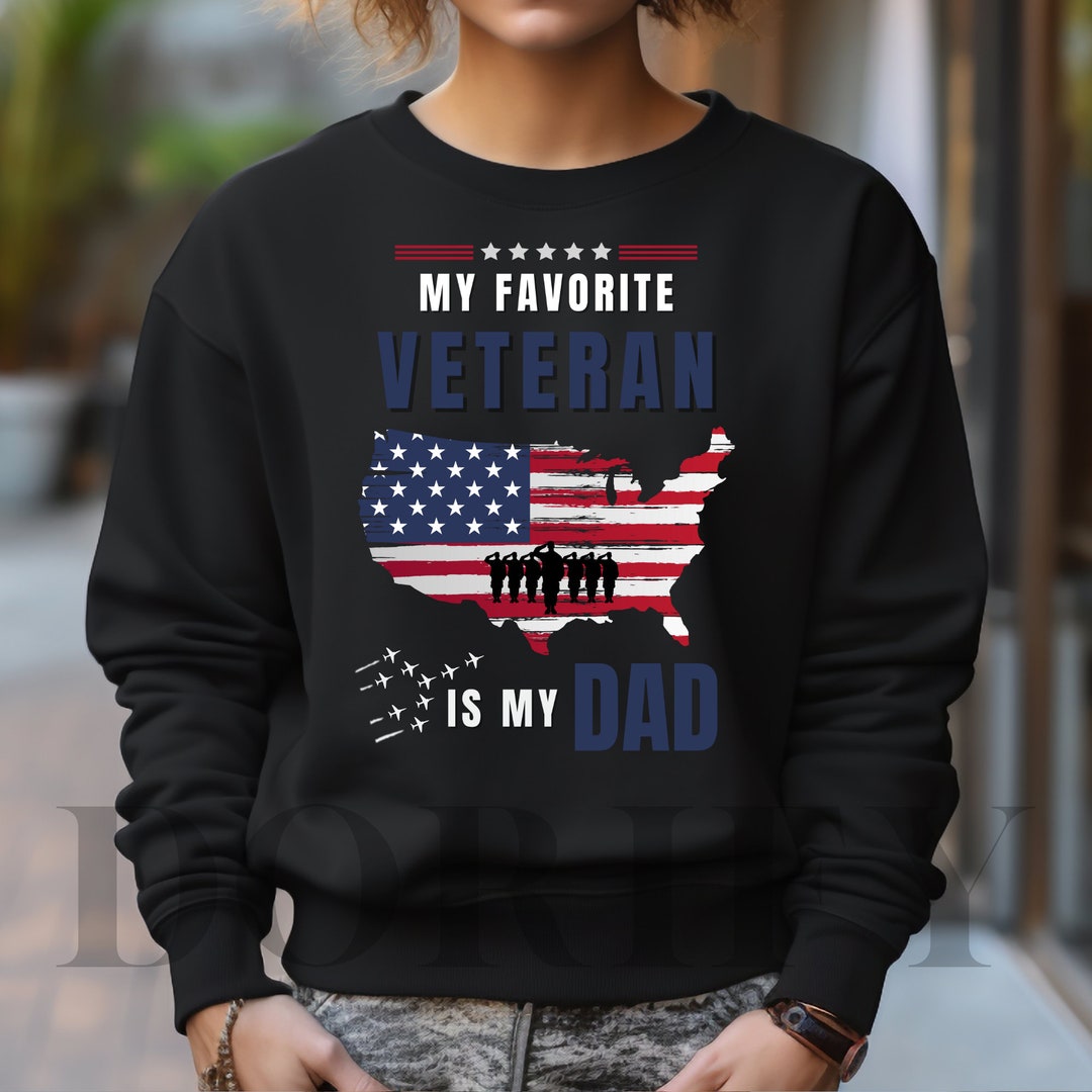 My Favorite Veteran is My Dad PNG Cool Design for Proud Children ...