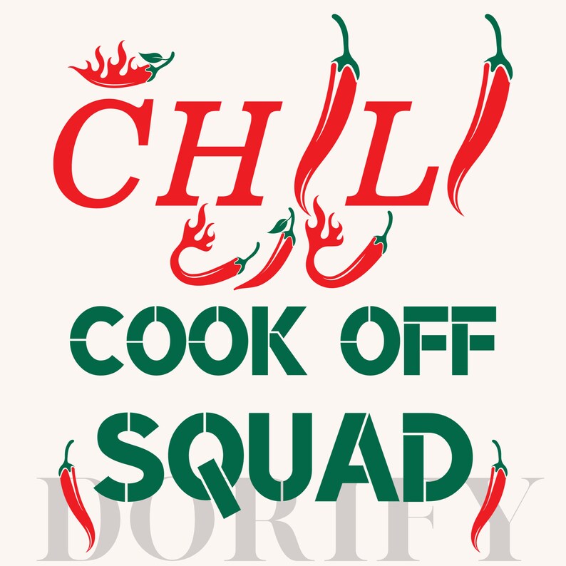 Chili Cook off Squad PNG and SVG Foodie Cooking Design Culinary ...