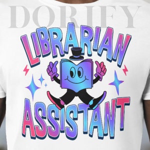 Librarian Assistant PNG Library Job Title Book Lover Awesome School ...
