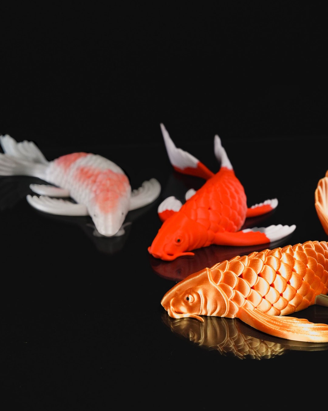 Koi Fish LED Lamp – Unique Home Décor, Coloured Light, Artistic Night ...