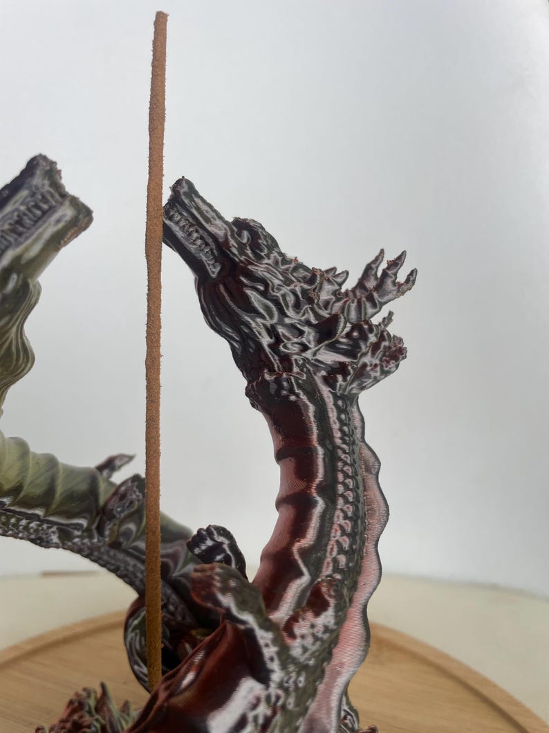 Custom 3D Printed Dragon Incense Holder - Unique, Handcrafted Design ...