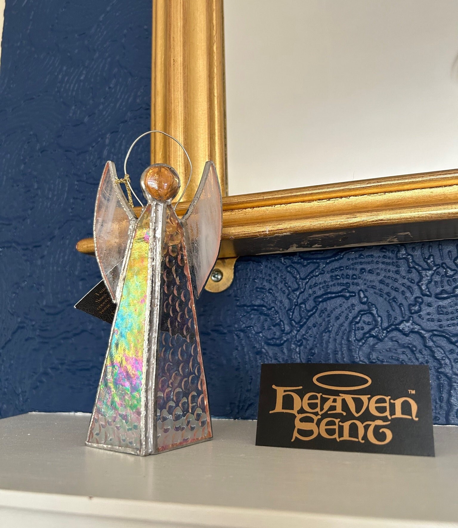 Stained Glass Angel Free Standing - Etsy