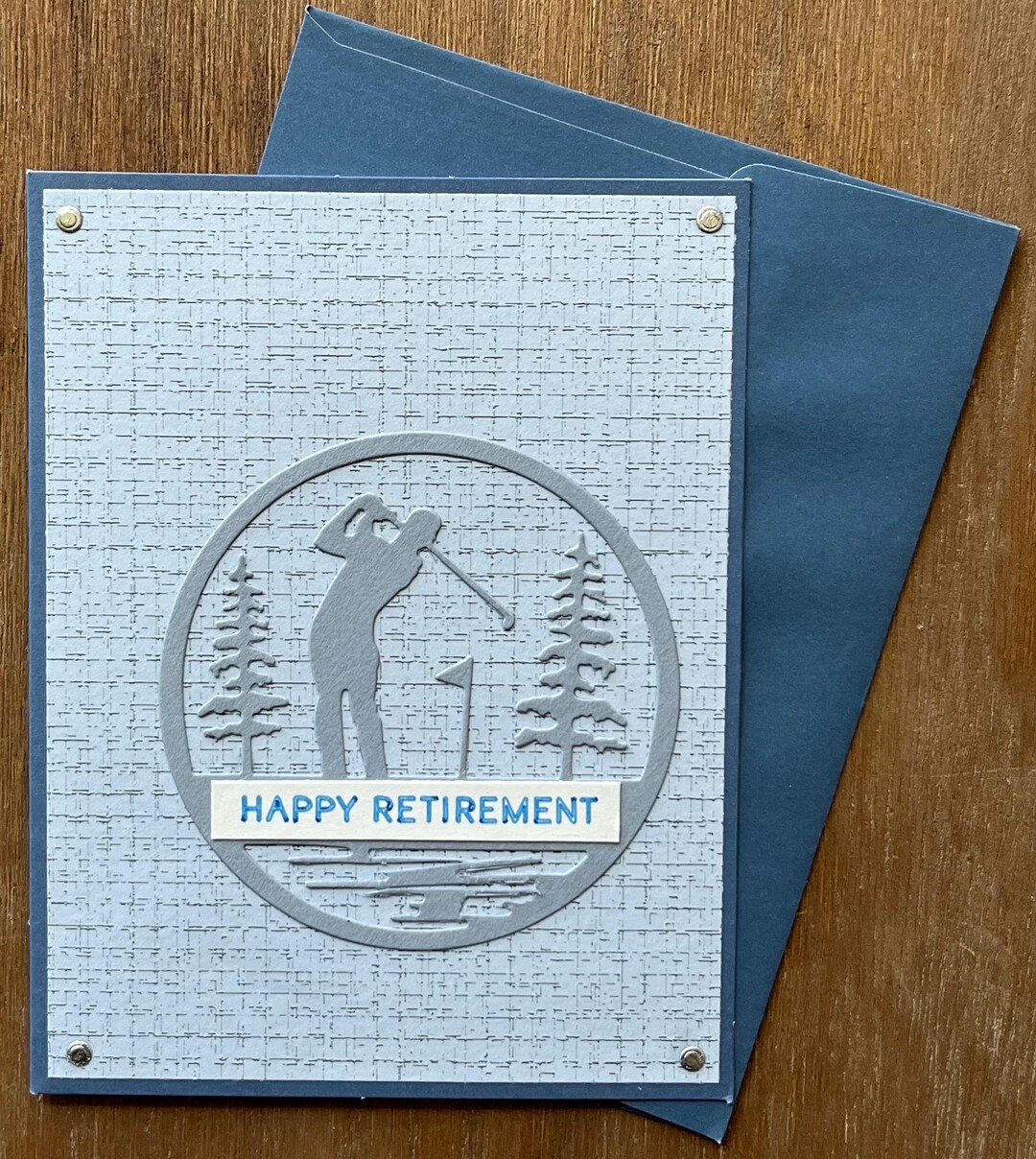 Retirement Card Masculine , Handmade, A2 Size FREE SHIP - Etsy
