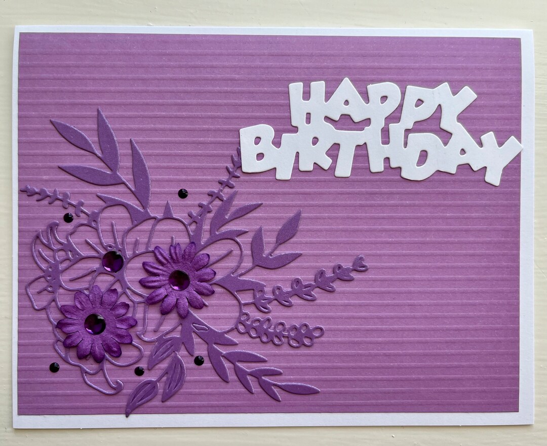 Birthday Card Handmade A6 Size 5x6.5 - Etsy