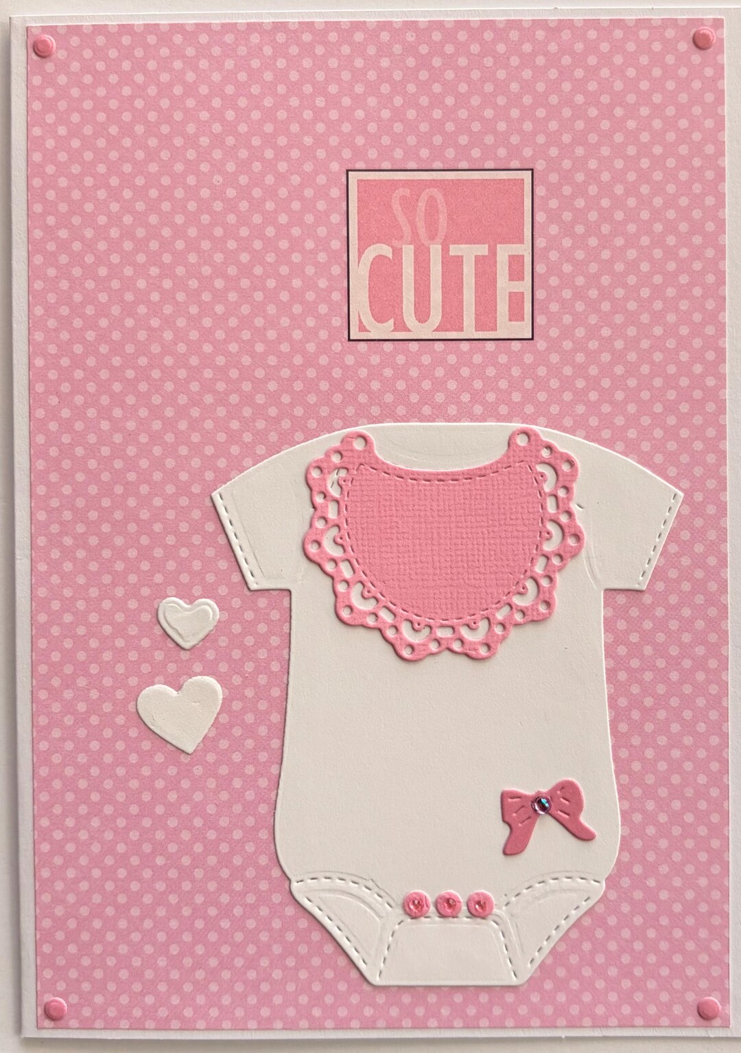 Baby Girl Greeting Card - Handmade A6 Size (5x6.5”)free SHIP - Etsy
