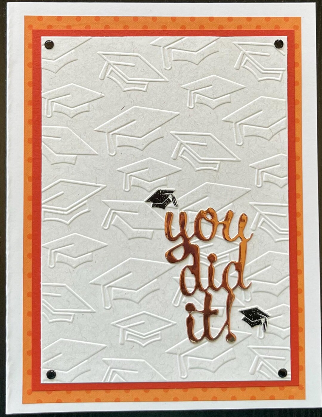 GRADUATION Card Handmade A6 Size (5x6.5”) FREE SHIP - Etsy