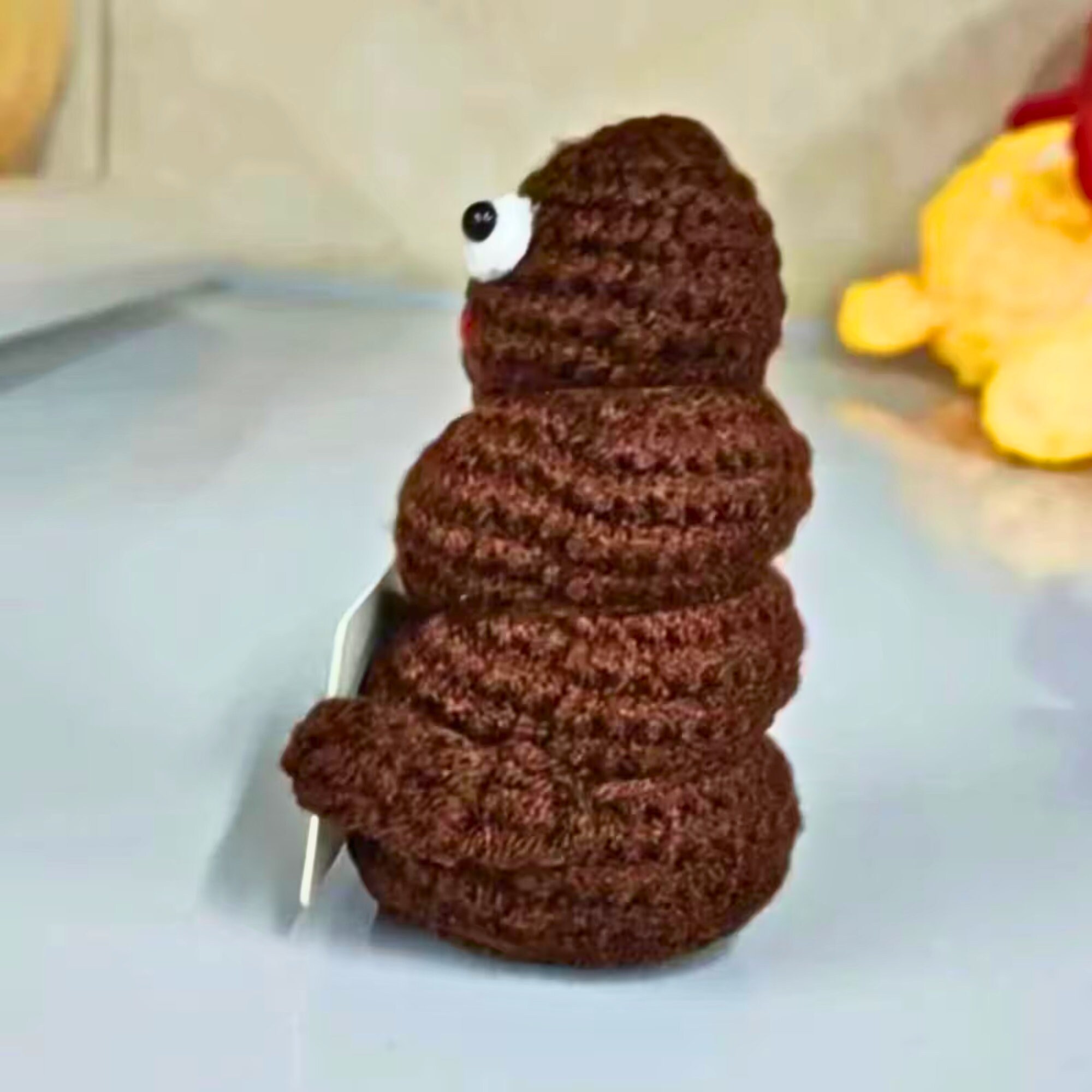 Emotional Support Crochet Poo Crochet Positive Poo Handmade - Etsy