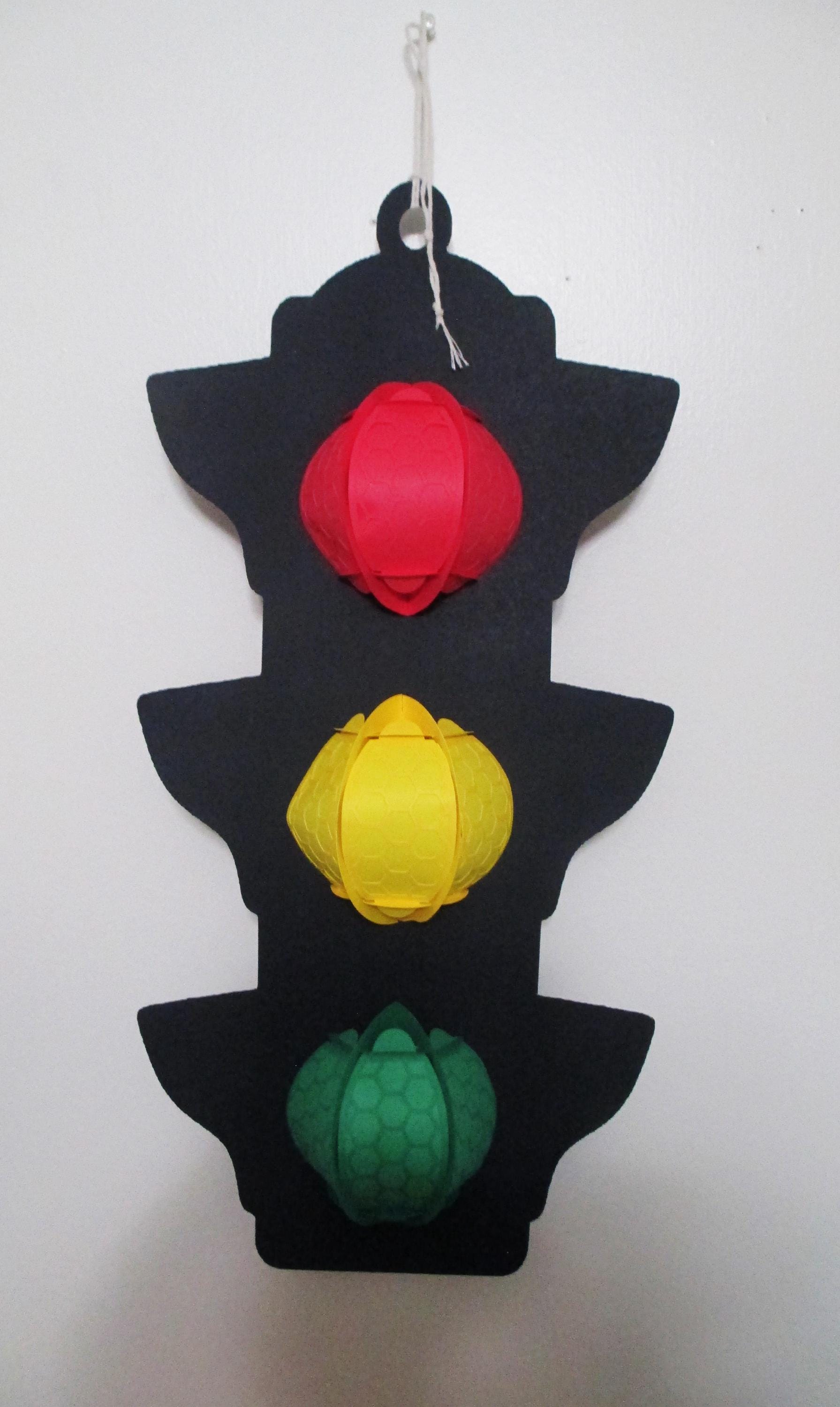 Street Light Traffic Light Paper Lantern Cricut SVG File - Etsy