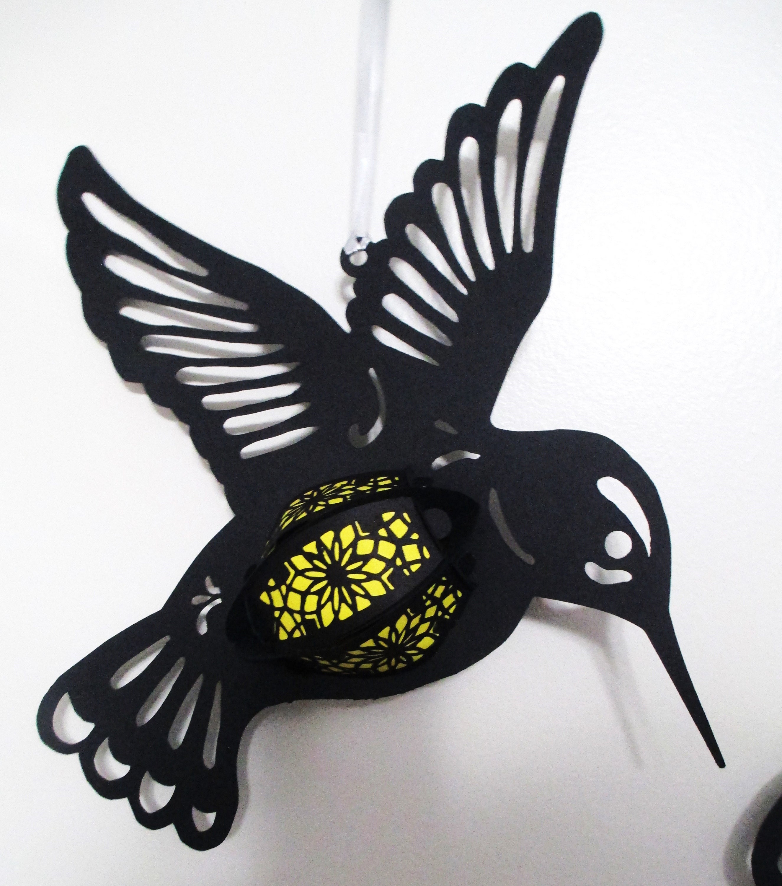 Hummingbird Lantern Paper Cut Cricut SVG Cut File 1 Animal Bird - Etsy