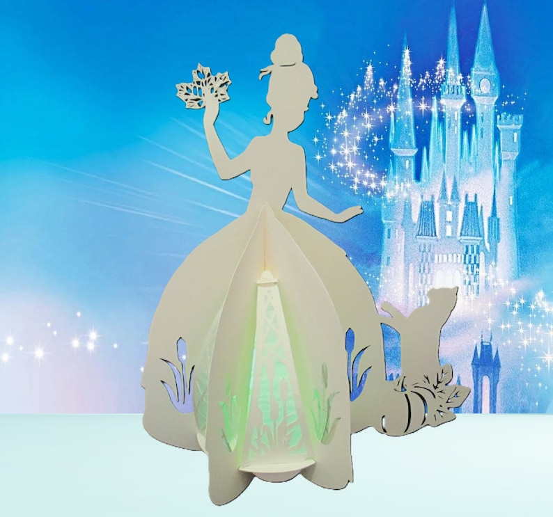 Fall Princess Lantern Nightlight Paper Cut Lightbox Cricut SVG File ...