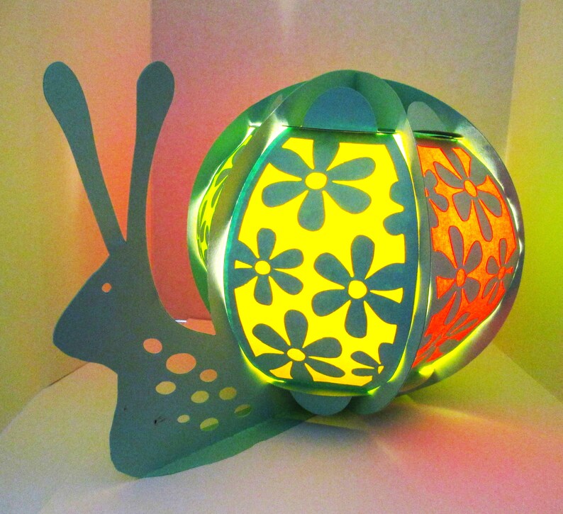 Schnecke Tier Laterne Cricut SVG Datei Vorlage - Etsy.de