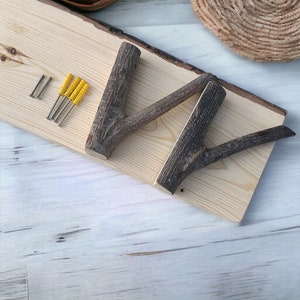 Rustic Solid Wood Log Shelves, Natural Style Copped Log Shelving ...