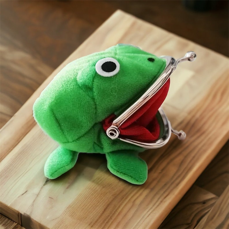 Naruto Inspired Frog Coin Purse Kawaii Animal Women Men Wallet Anime ...