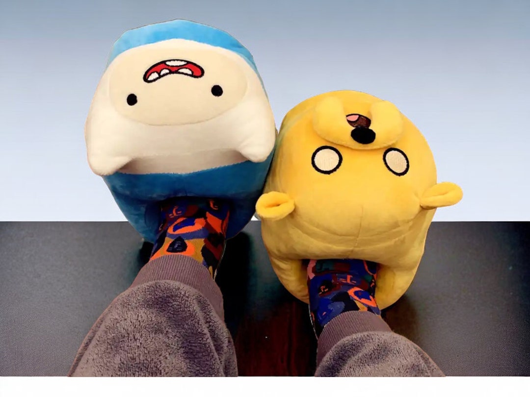 Adventure Time Cute Cotton Winter Unisex Indoor Slippers Non-slip ...