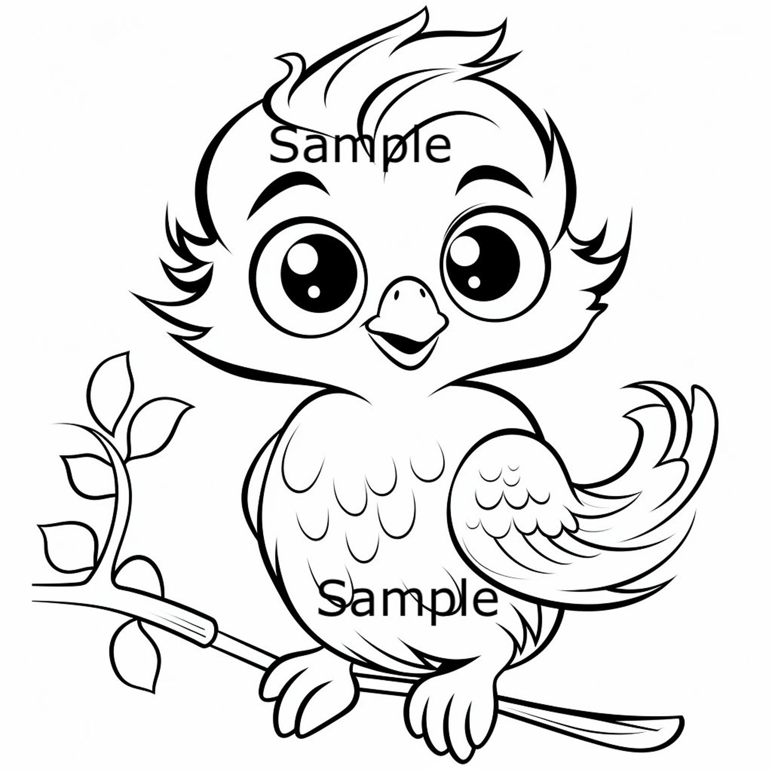 Bird Coloring Pages for Kids - Etsy