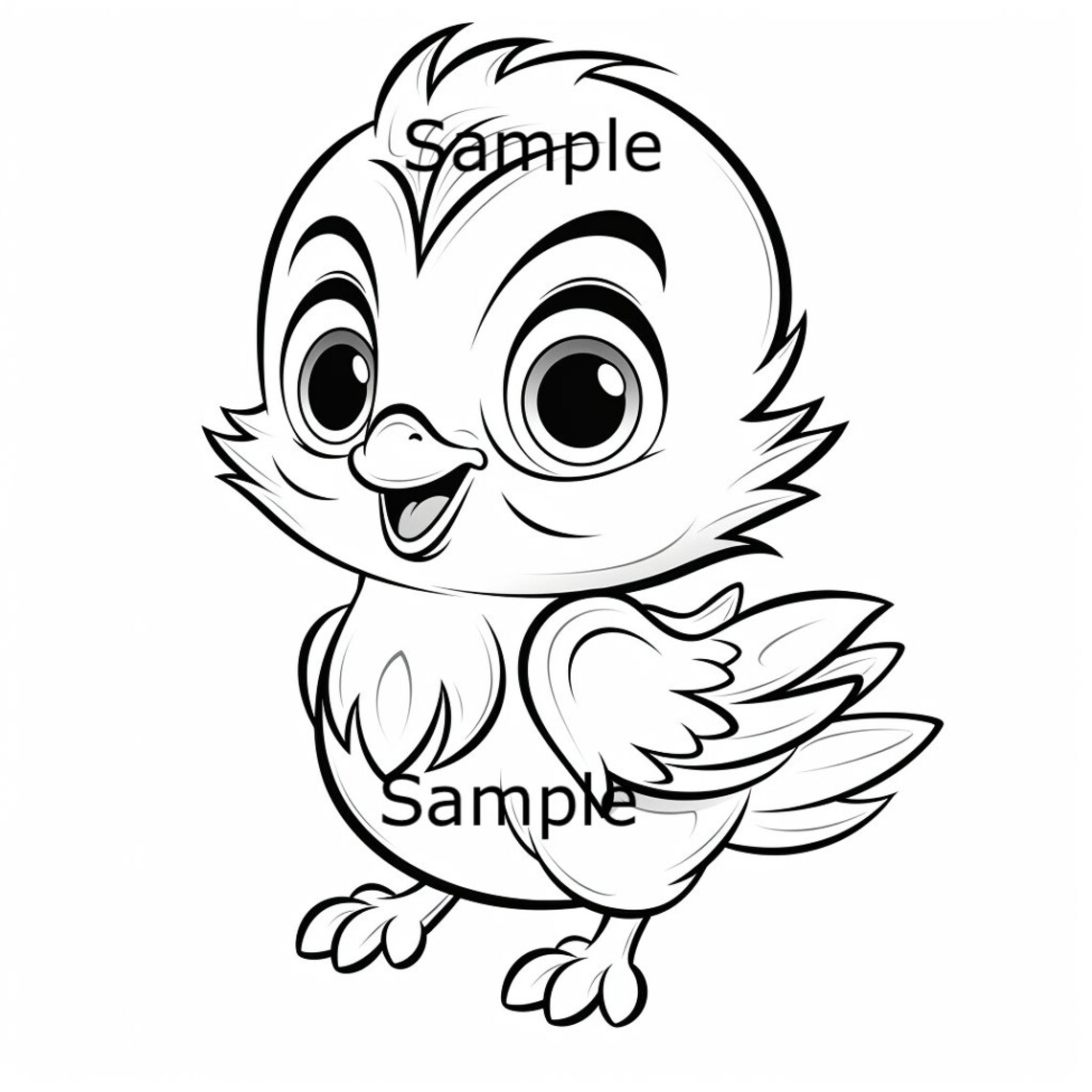 Bird Coloring Pages for Kids - Etsy