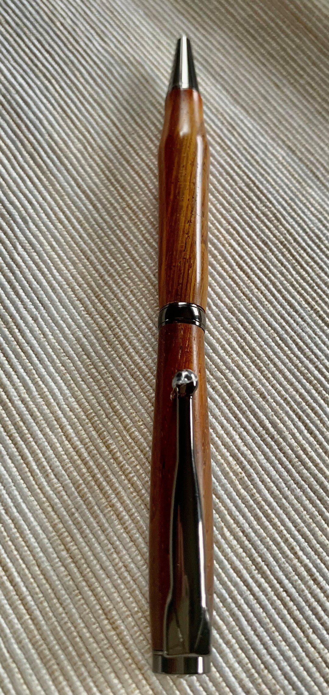 Hand Turned Bocote Wood Pen - Etsy