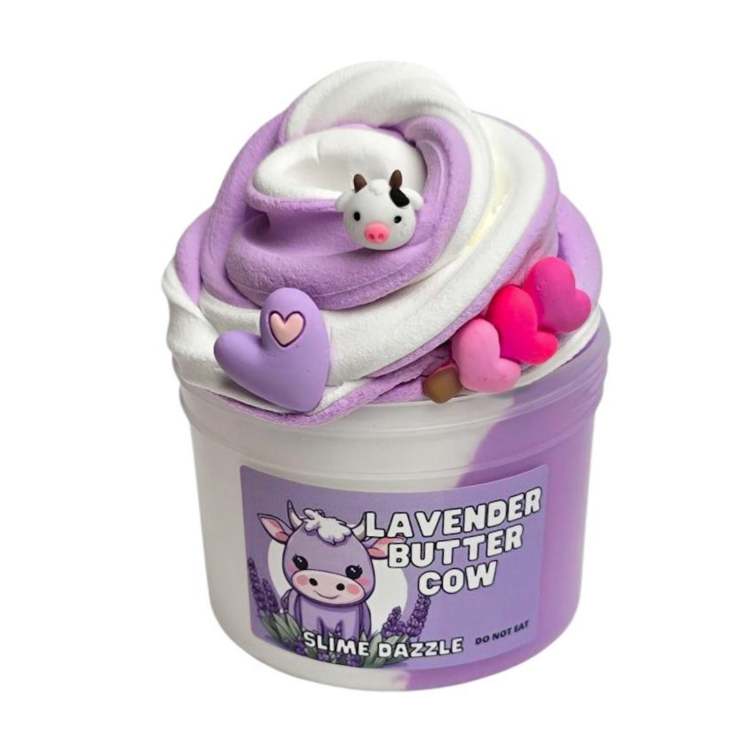 Lavender Butter Slime Purple White Butter Slime With Lavender Vanilla ...