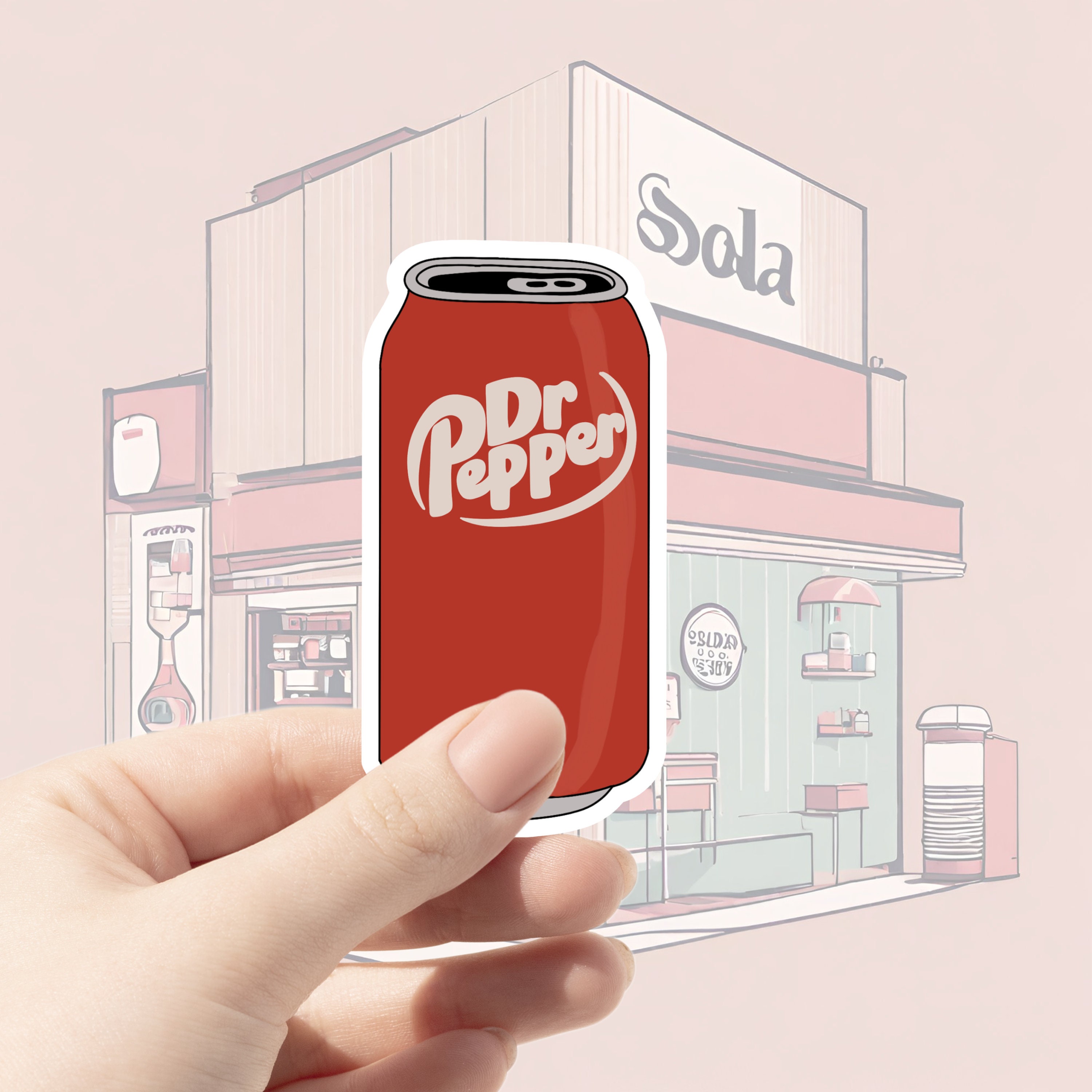 Soda Stickers - Dr Pepper Stickers - Diet Coke Stickers - Swig - Soda ...