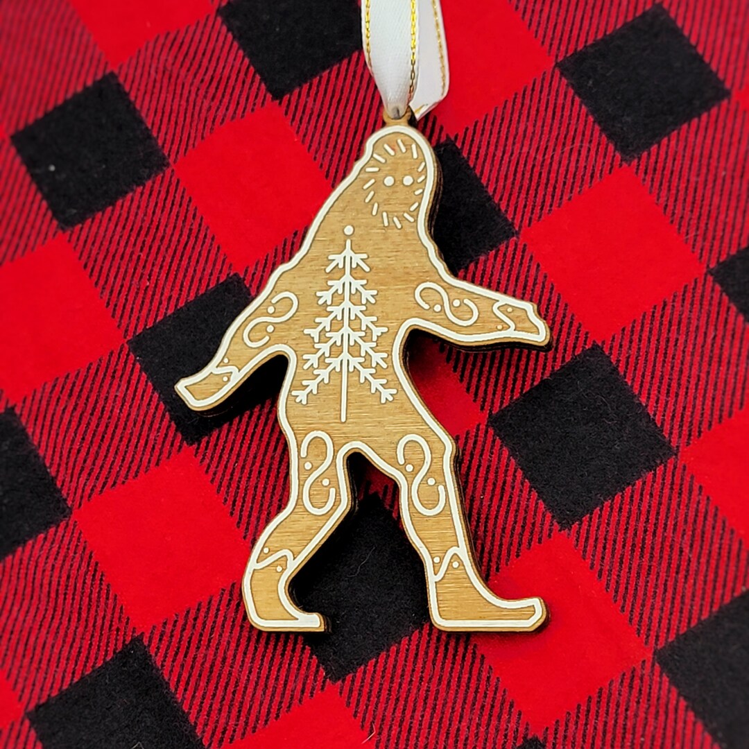 Gingerbread Cryptid Ornament - Sasquatch - Etsy