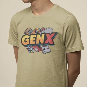 Gen X Shirt, Gen X Tshirt, Rubiks Cube Shirt, Cassette Tape Graphic Tee ...