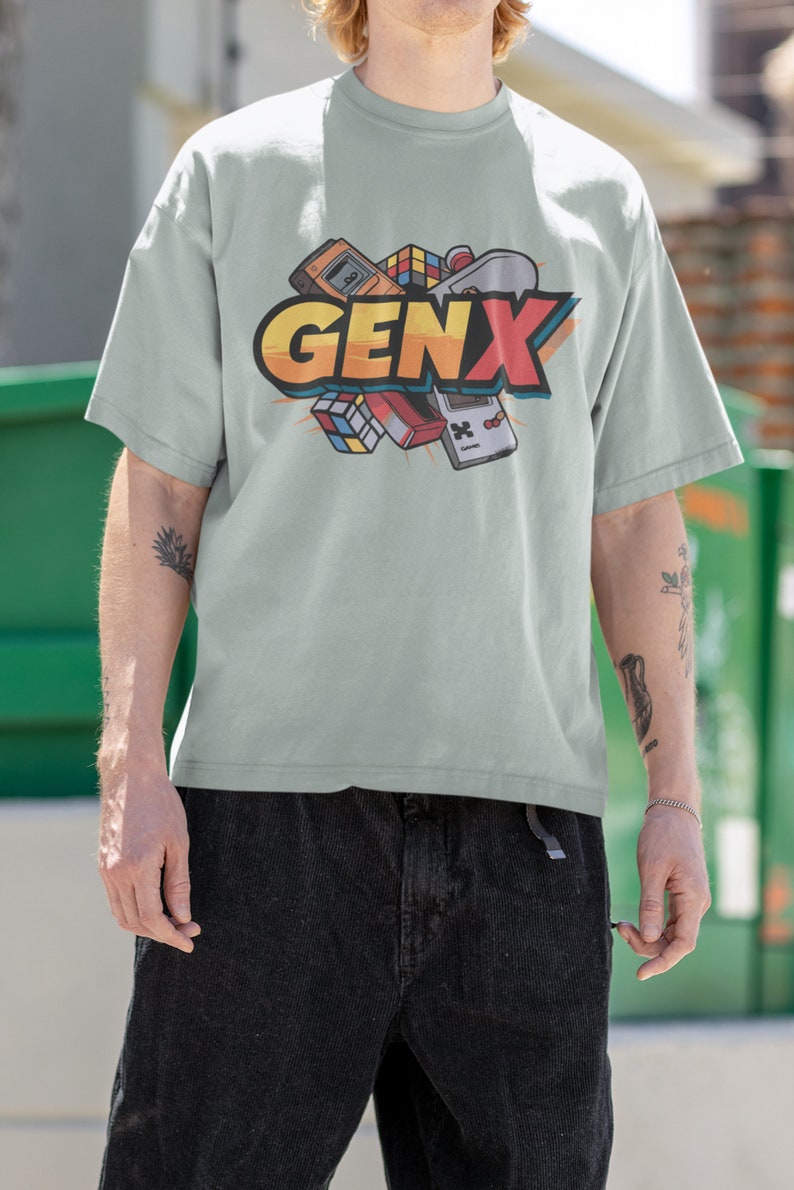 Gen X Shirt, Gen X Tshirt, Rubiks Cube Shirt, Cassette Tape Graphic Tee ...