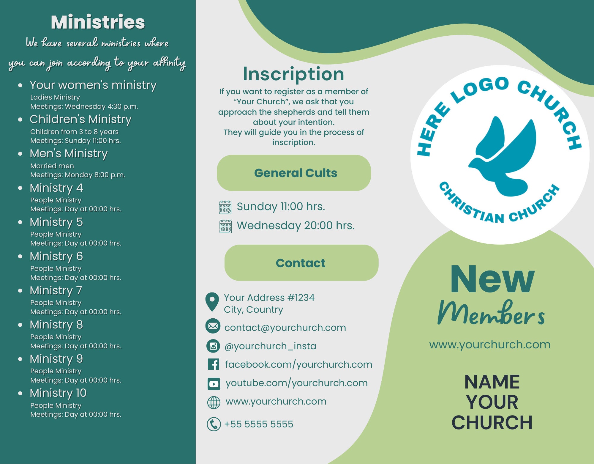 Brochure for New Members of the Christian Church - Etsy