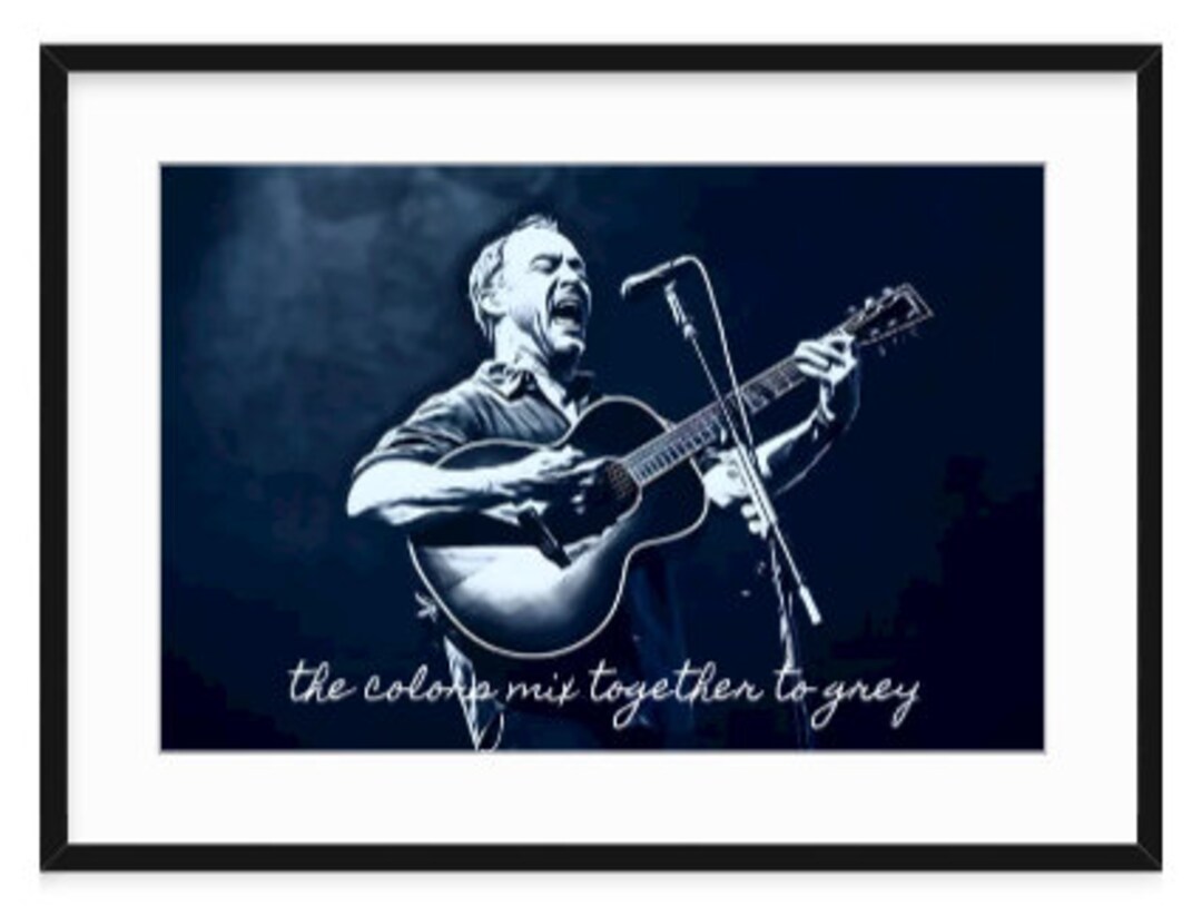 PREMIUM Modern Dave Matthews Band DMB Art Print Portrait Available ...