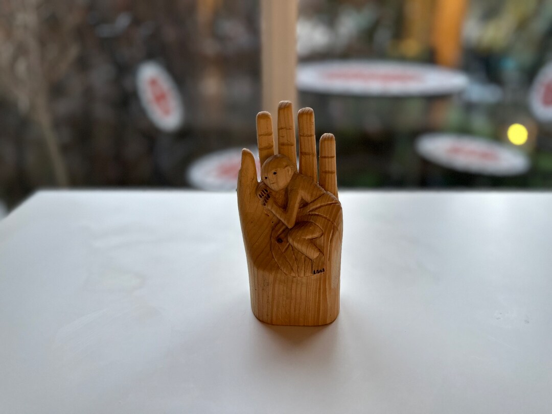 Wooden Hand Sculpture - Etsy