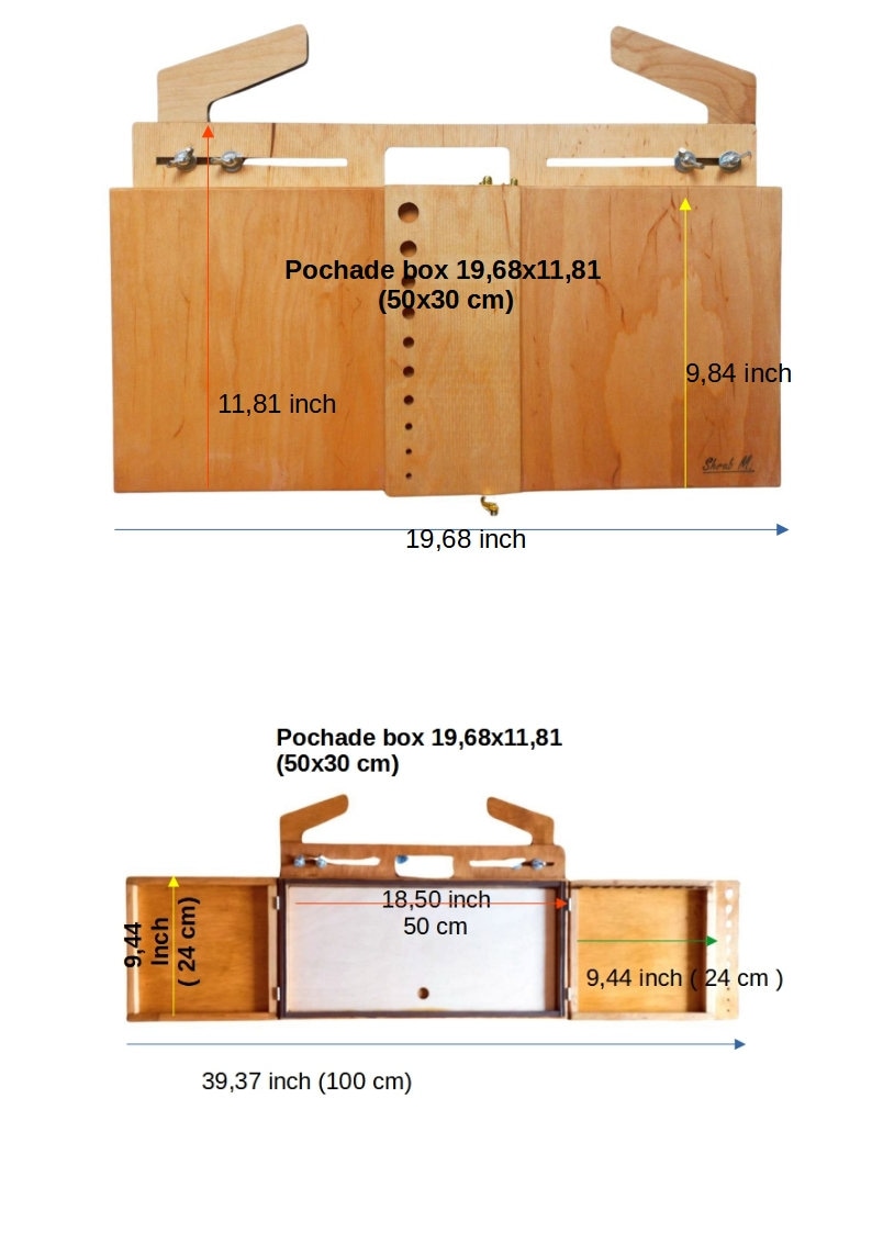 Portable Sketch Easel Paint Box Set Perfect for Artists to Create Plein ...